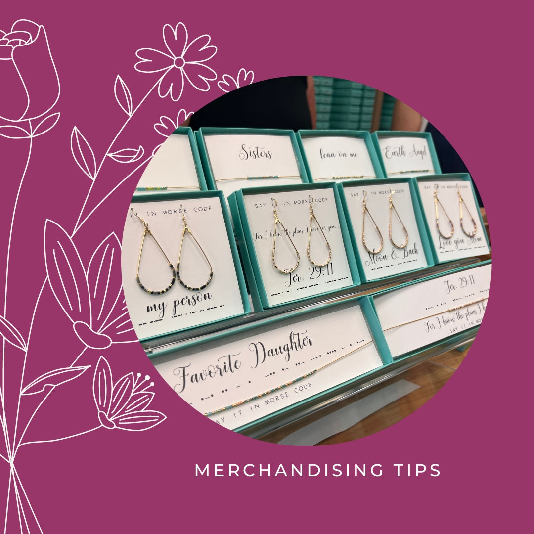 Merchandising Tips for our Acrylic Display Stand - Dot & Dash Design