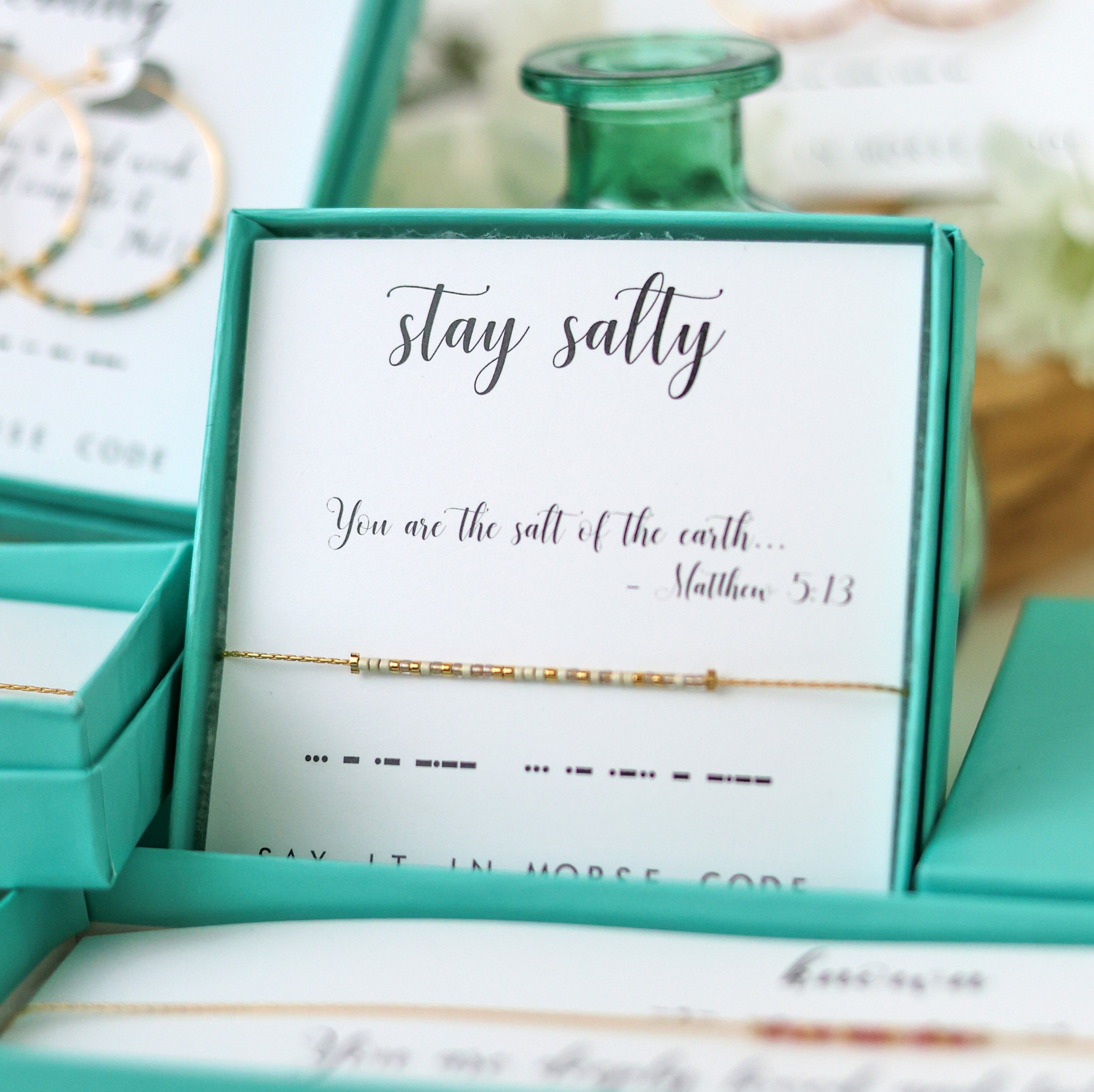 Dot & Dash Design - Morse code jewelry